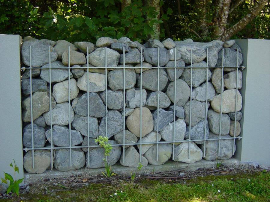 Gabion Rock Baskets & Secure Rock Wall Fences, Rock Basket Retaining ...