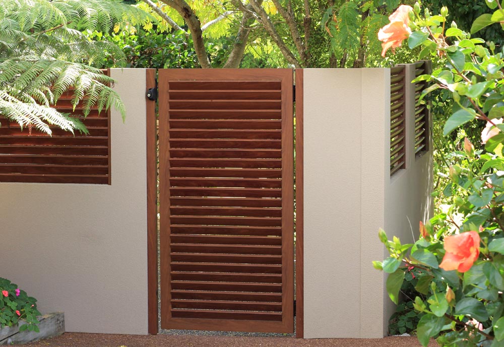 Slat & Louver Fences & Gates, Residential & Commercial Systems, Manawatu NZ